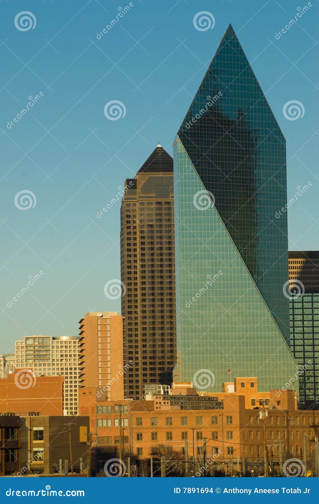 Dallas Office buildings stock photo. Image of diverse - 7891694