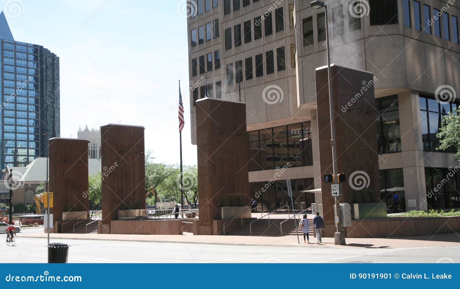 Dallas Texas Downtown Landmark Photo éditorial - Image du kennedy ...