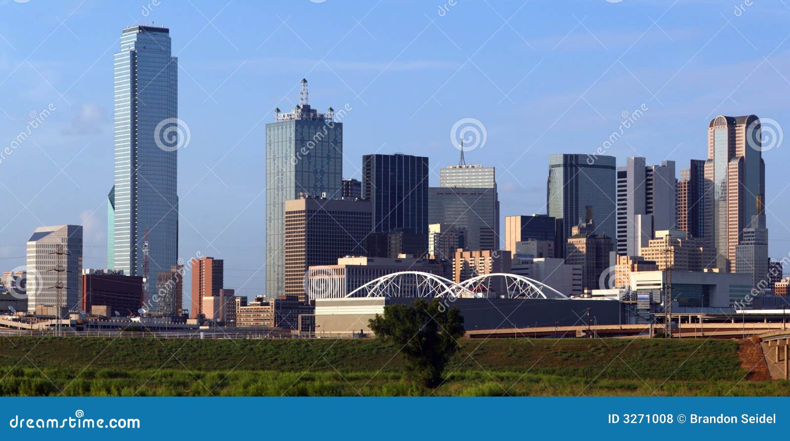 Dallas Texas Skyline stock photo. Image of skyscraper - 3271008