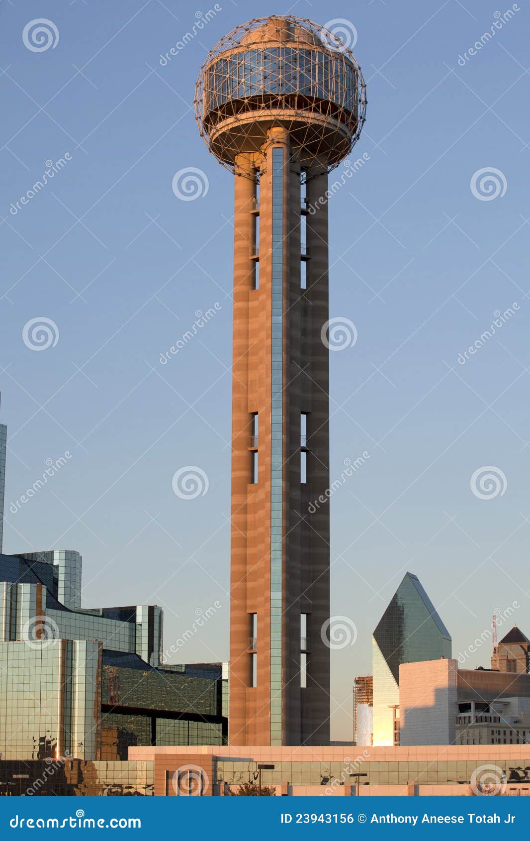 Dallas Tower stock photo. Image of america, revolving - 23943156