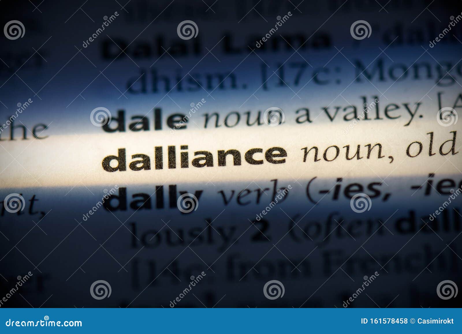 Dalliance stock photo. Image of vocabulary, reference - 161578458