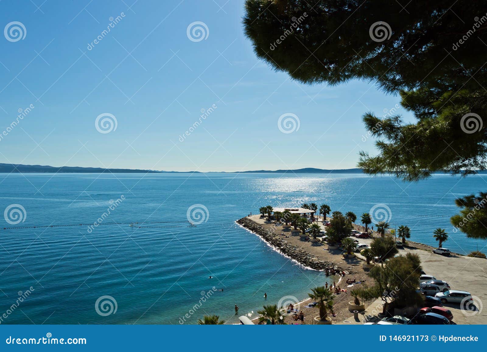 Dalmatian Coast Near Split, Croatia Editorial Stock Photo - Image of ...