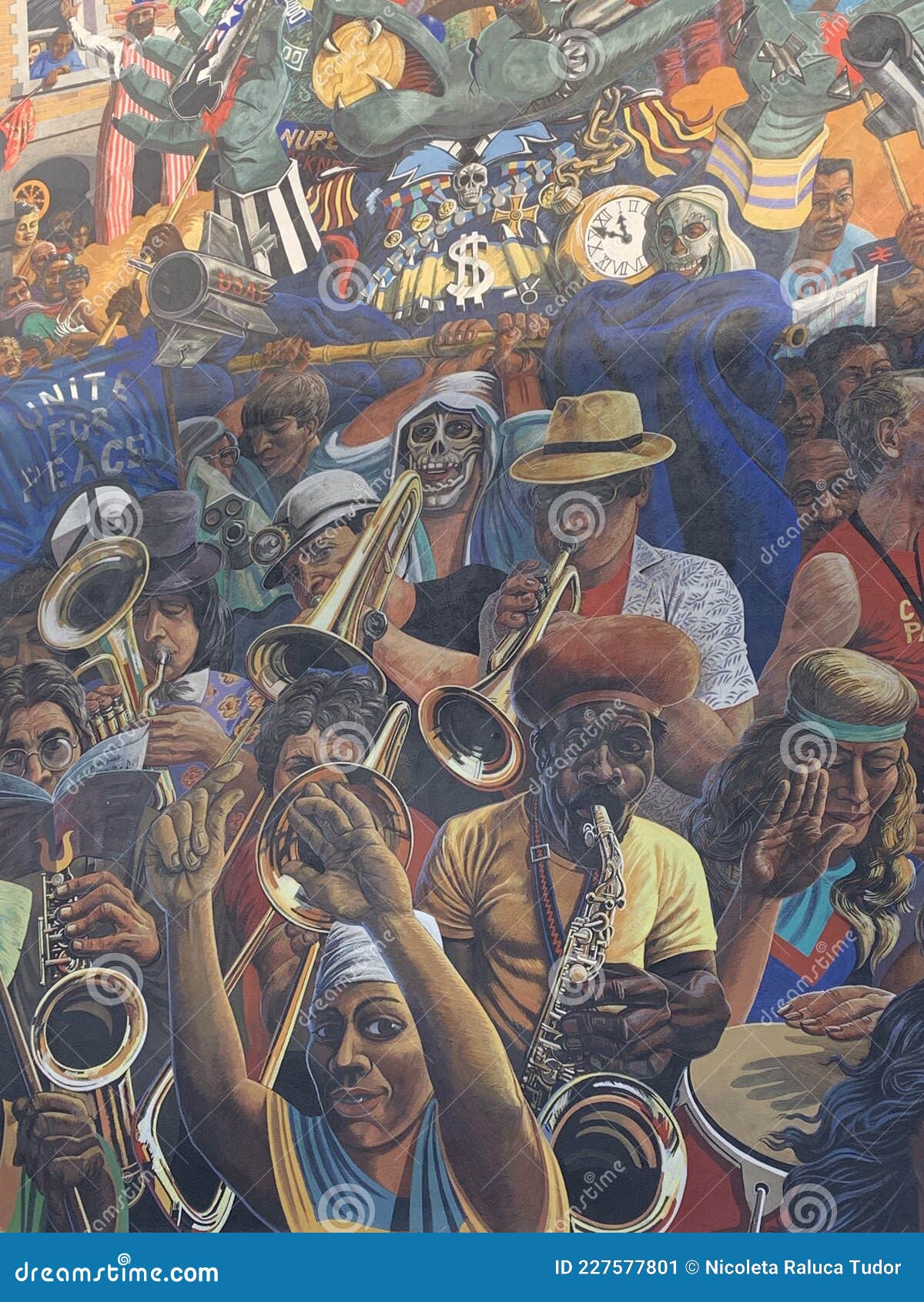 The Dalston Lane Mural, Painted in 1985 by Ray Walker. this Now Iconic ...