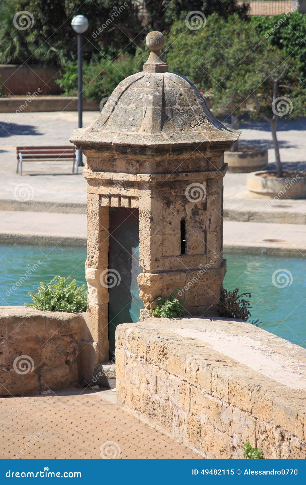 Dalt Murada in Palma De Mallorca Stock Image - Image of fortification ...