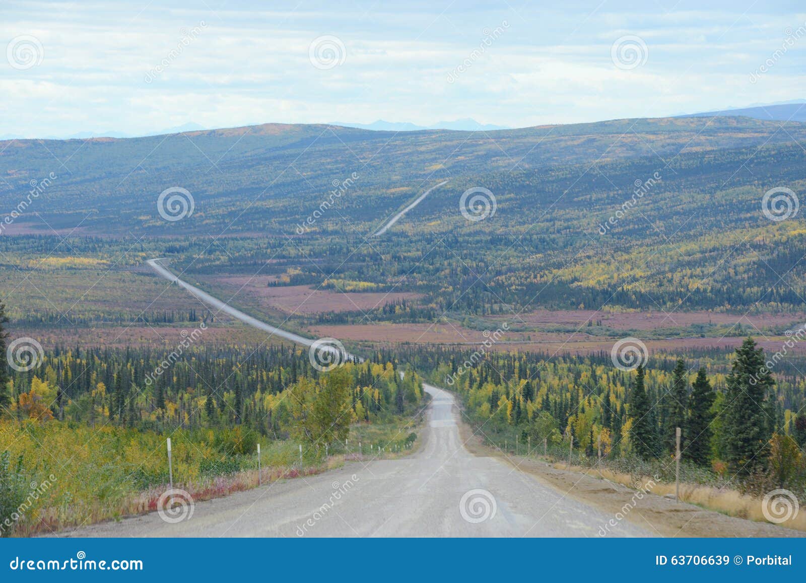 Dalton highway stock image. Image of road, mountain, path - 63706639