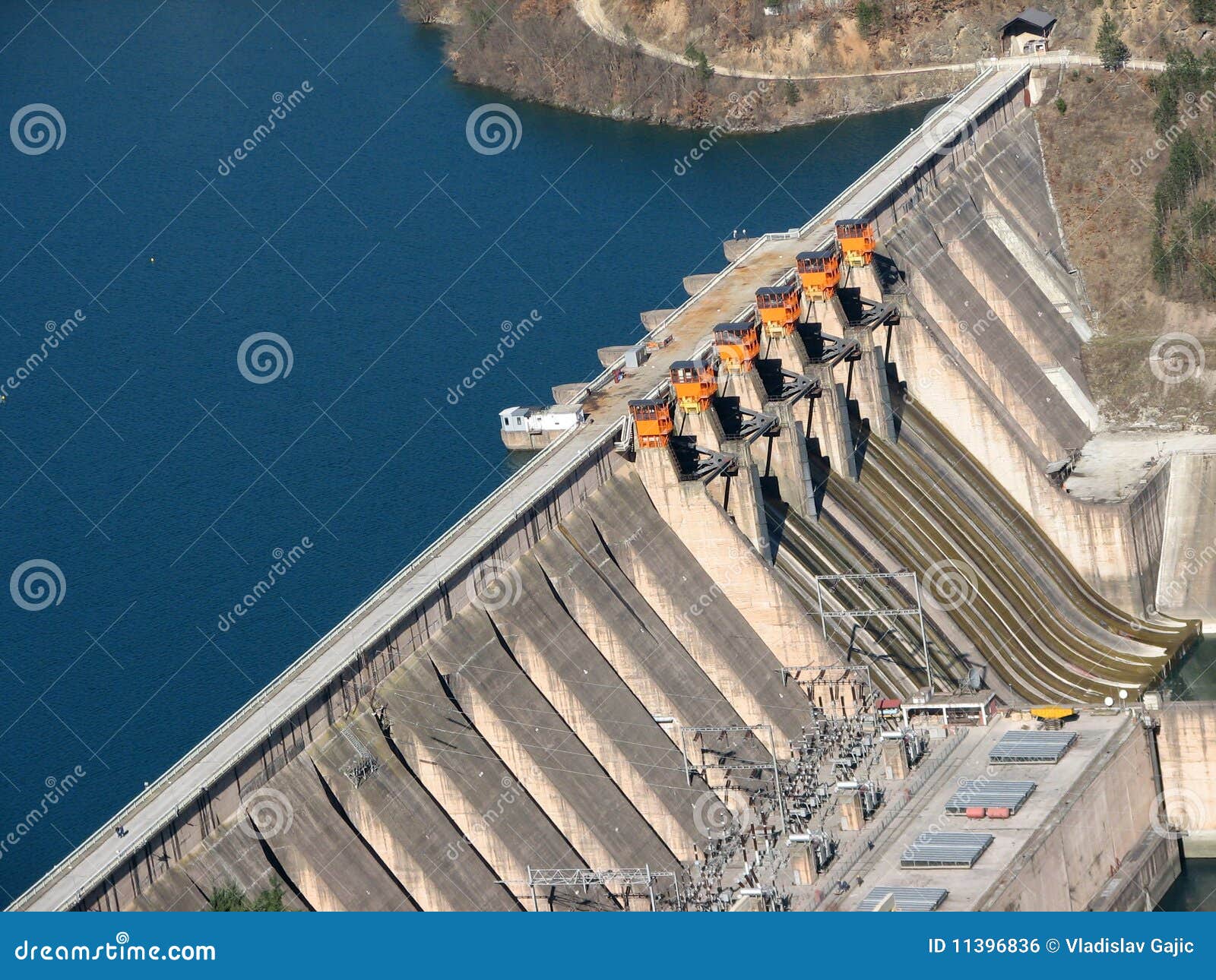 Dam stock photo. Image of river, hydroelectricity, plant - 11396836