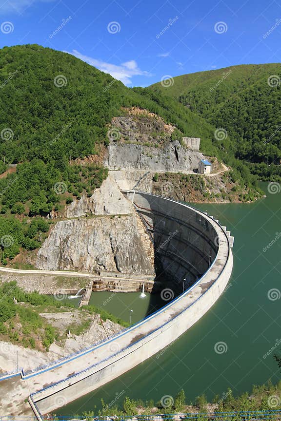 Dam stock photo. Image of store, wall, engineering, holding - 14448428