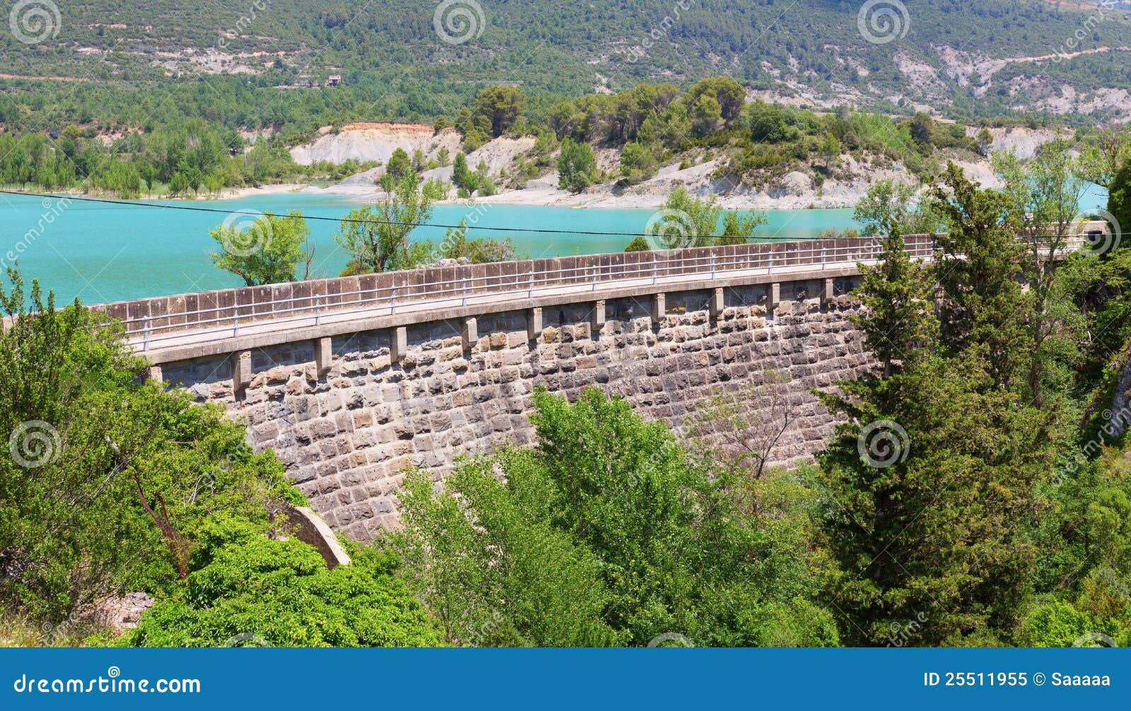 Dam stock image. Image of border, fall, concrete, drain - 25511955