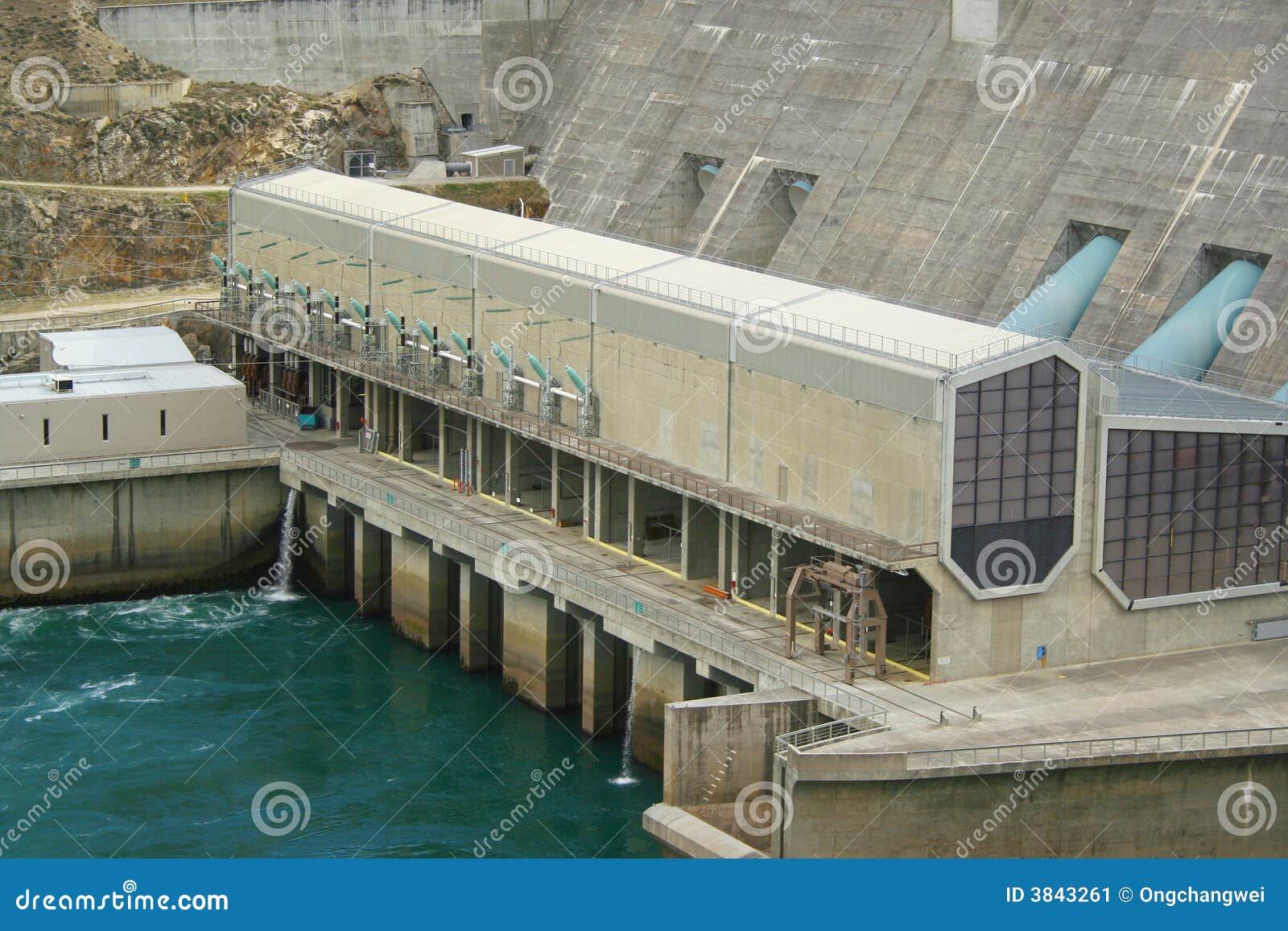 Dam stock image. Image of industries, generator, water - 3843261