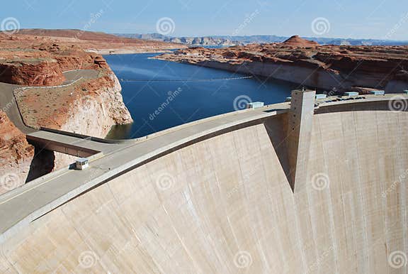 Dam on Colorado River stock image. Image of energy, hydro - 7503549