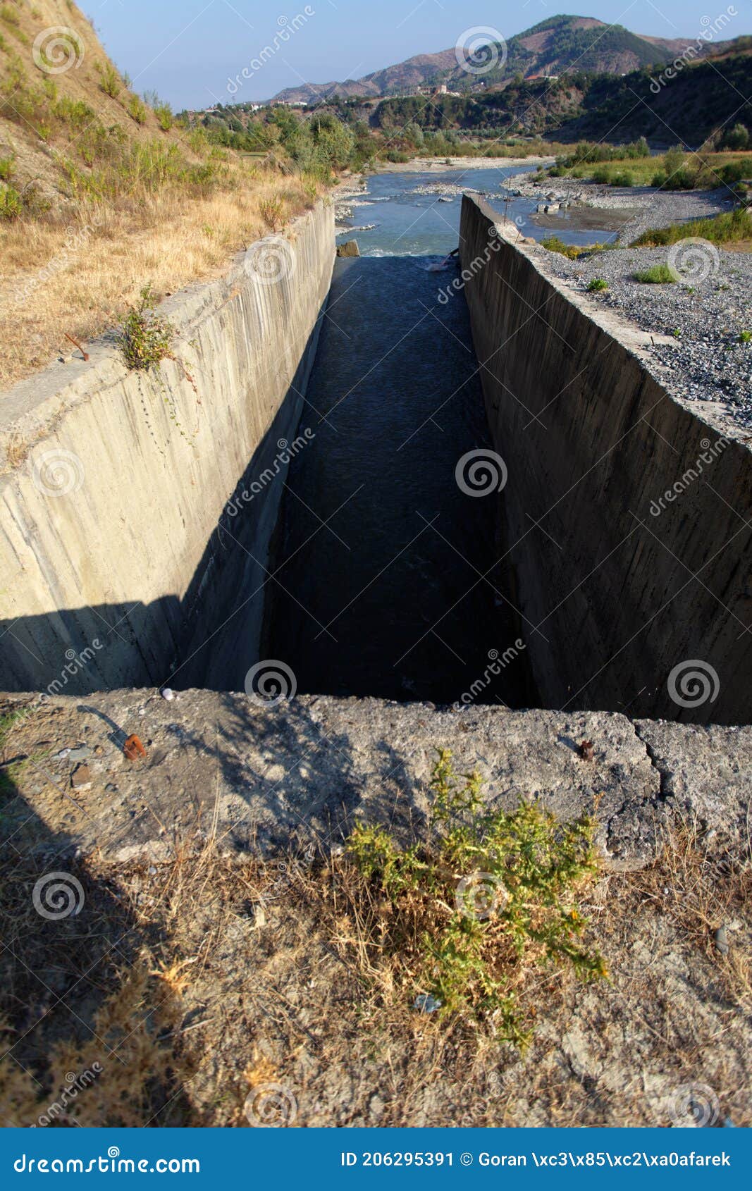 The Dam on the Devoll River Stock Image - Image of bars, canyon: 206295391