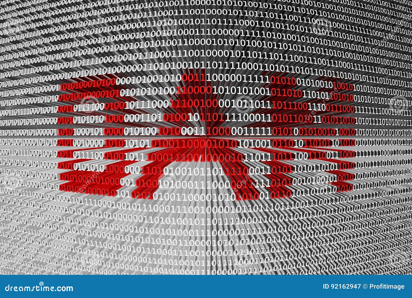 DAM stock illustration. Illustration of data, render - 92162947