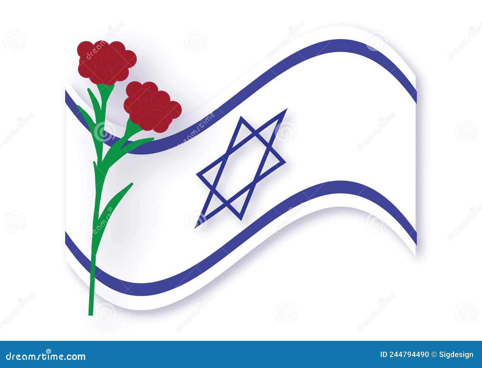 Red Green Dam Hamaccabim Blood Of The Maccabees Flower, One Of The ...