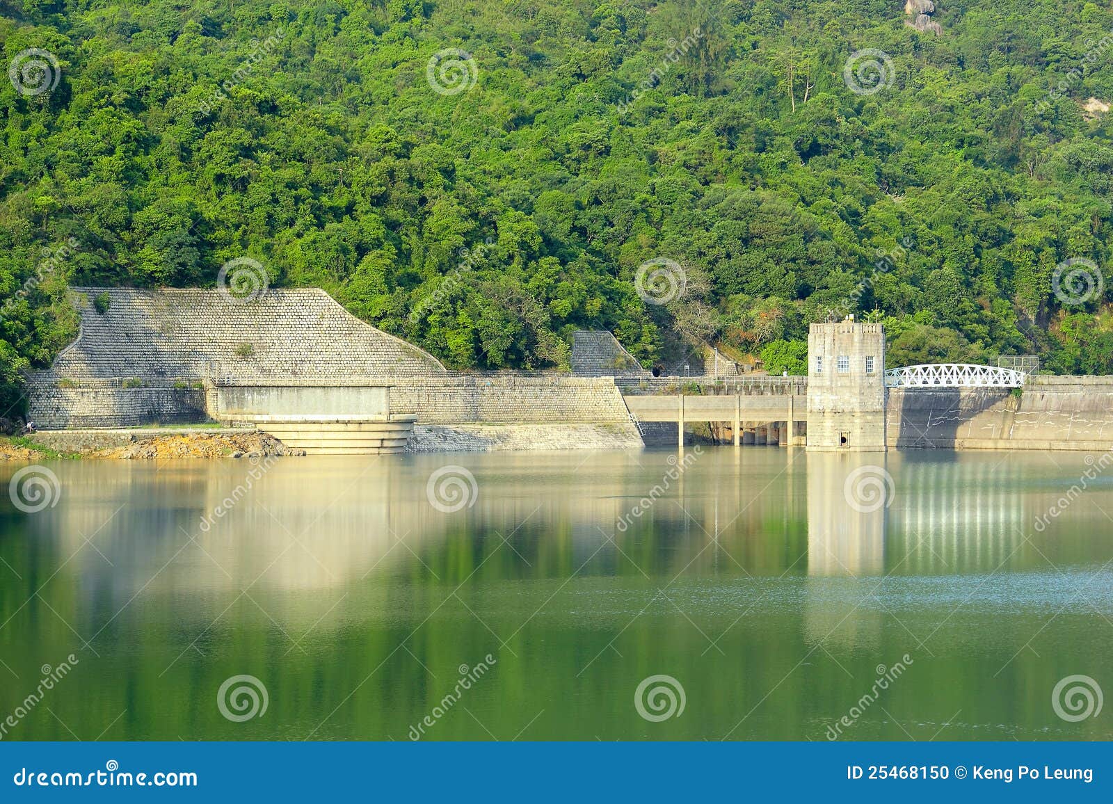Dam in hongkong stock photo. Image of generation, conservation - 25468150
