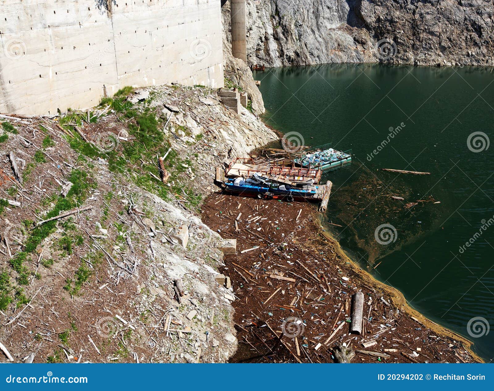 Dam Lake pollution stock photo. Image of beautiful, beauty - 20294202