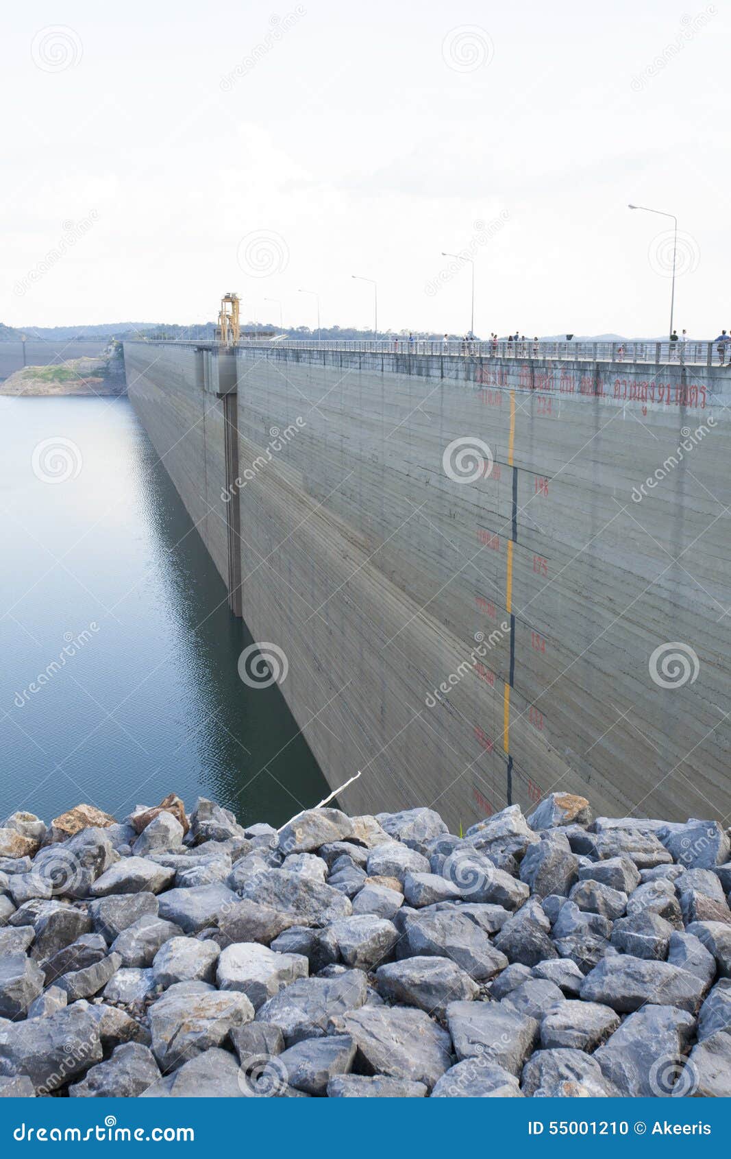 Dam stock photo. Image of embankment, asia, outdoors - 55001210