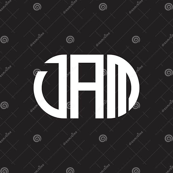 DAM Letter Logo Design on Black Background. DAM Creative Initials ...