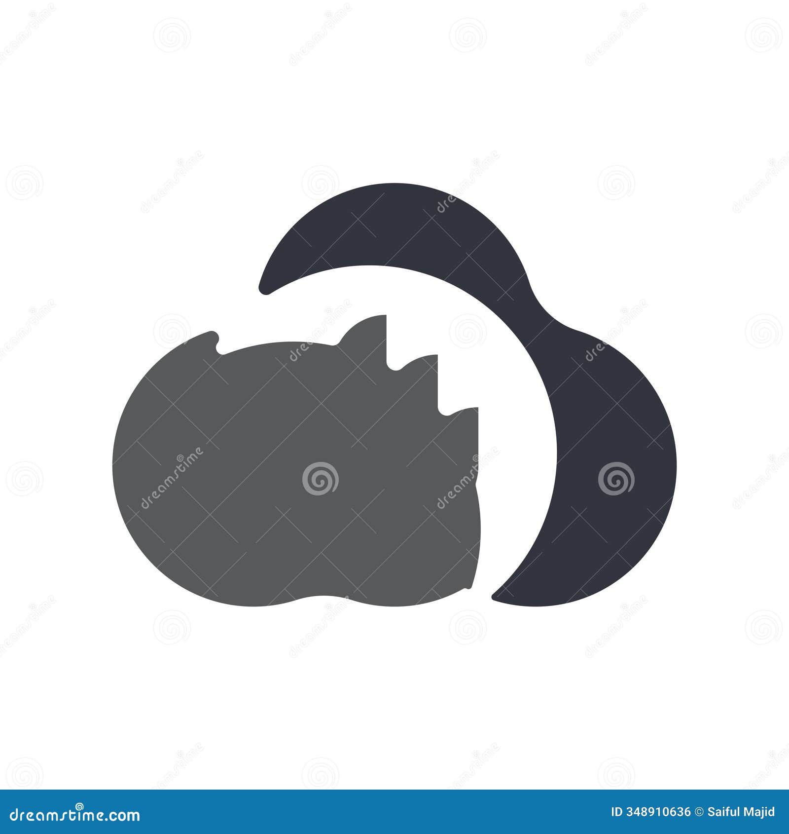 Dam Logo Template Icon stock vector. Illustration of template - 348910636