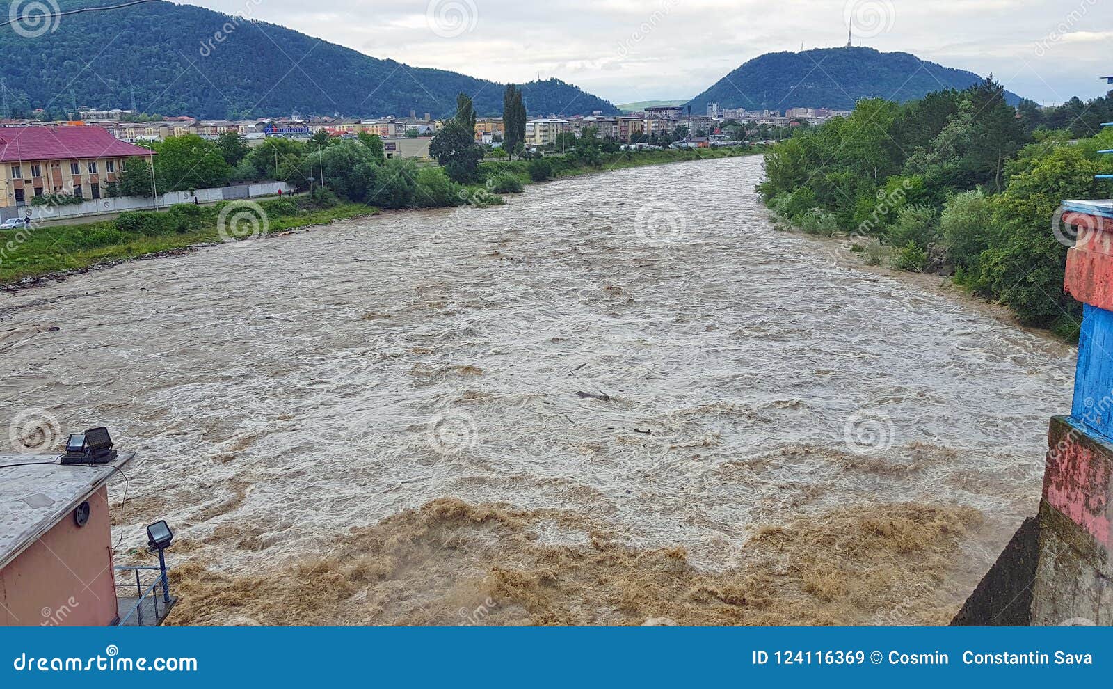 Dam with open gates stock image. Image of force, drainage - 124116369