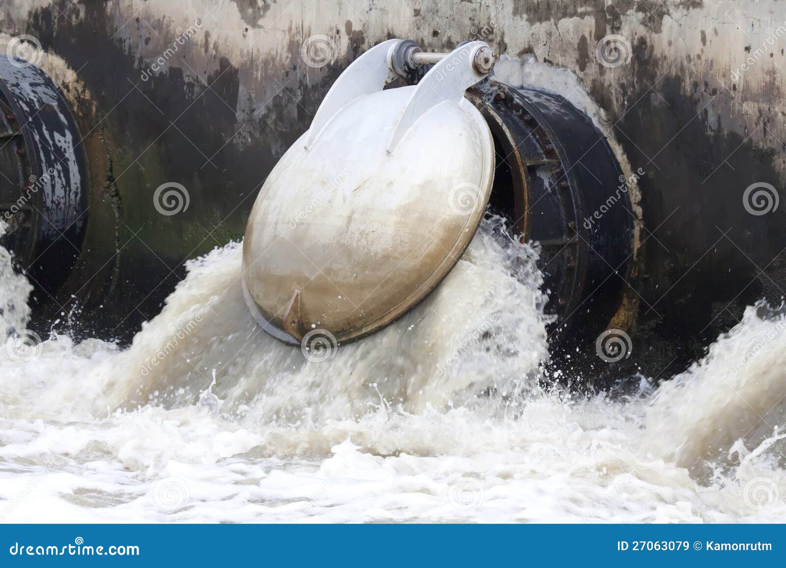 Dam Overflow Spillway Royalty-Free Stock Photography | CartoonDealer ...