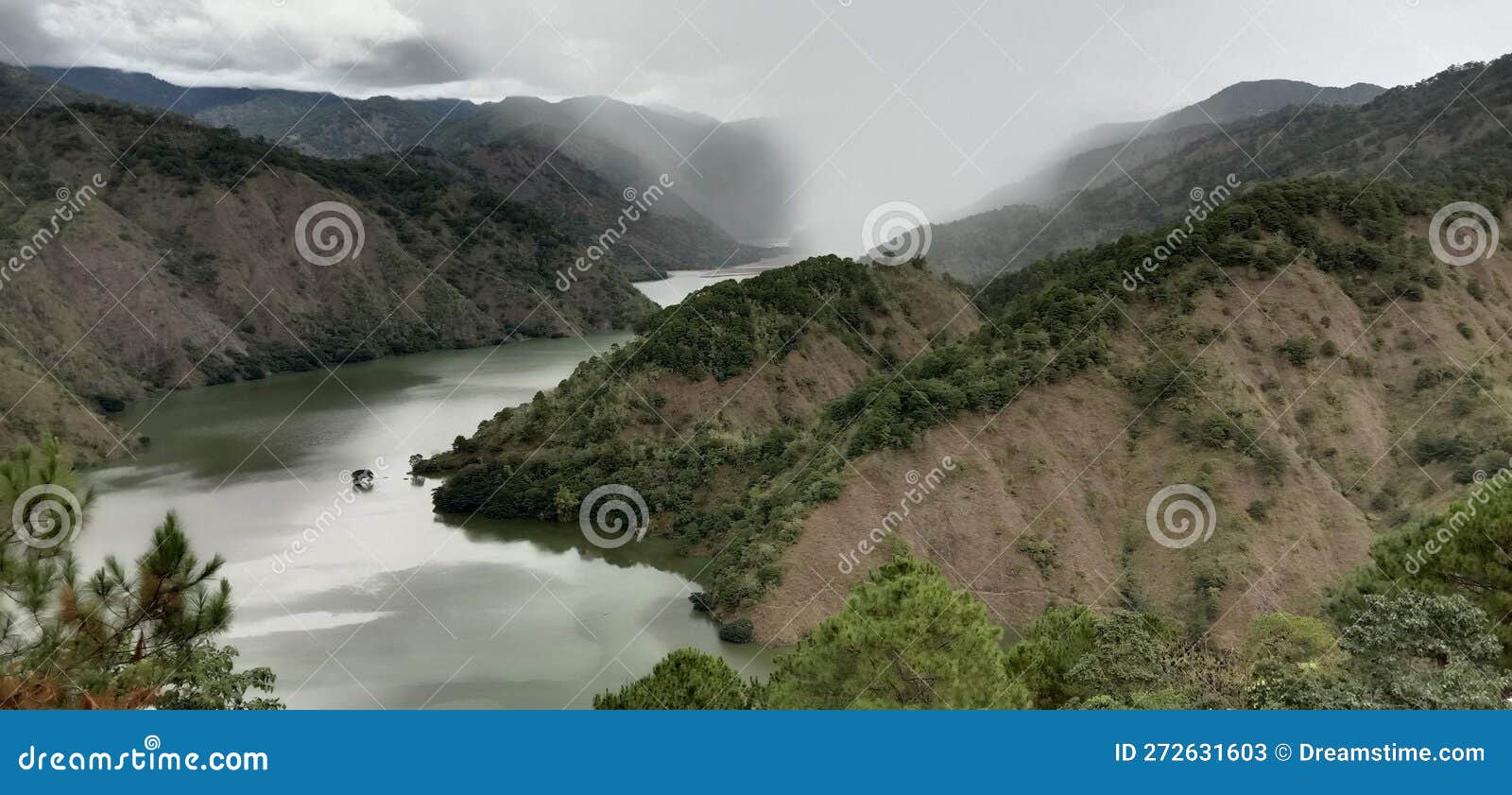 Dam Philippines Benguet stock image. Image of benguet - 272631603