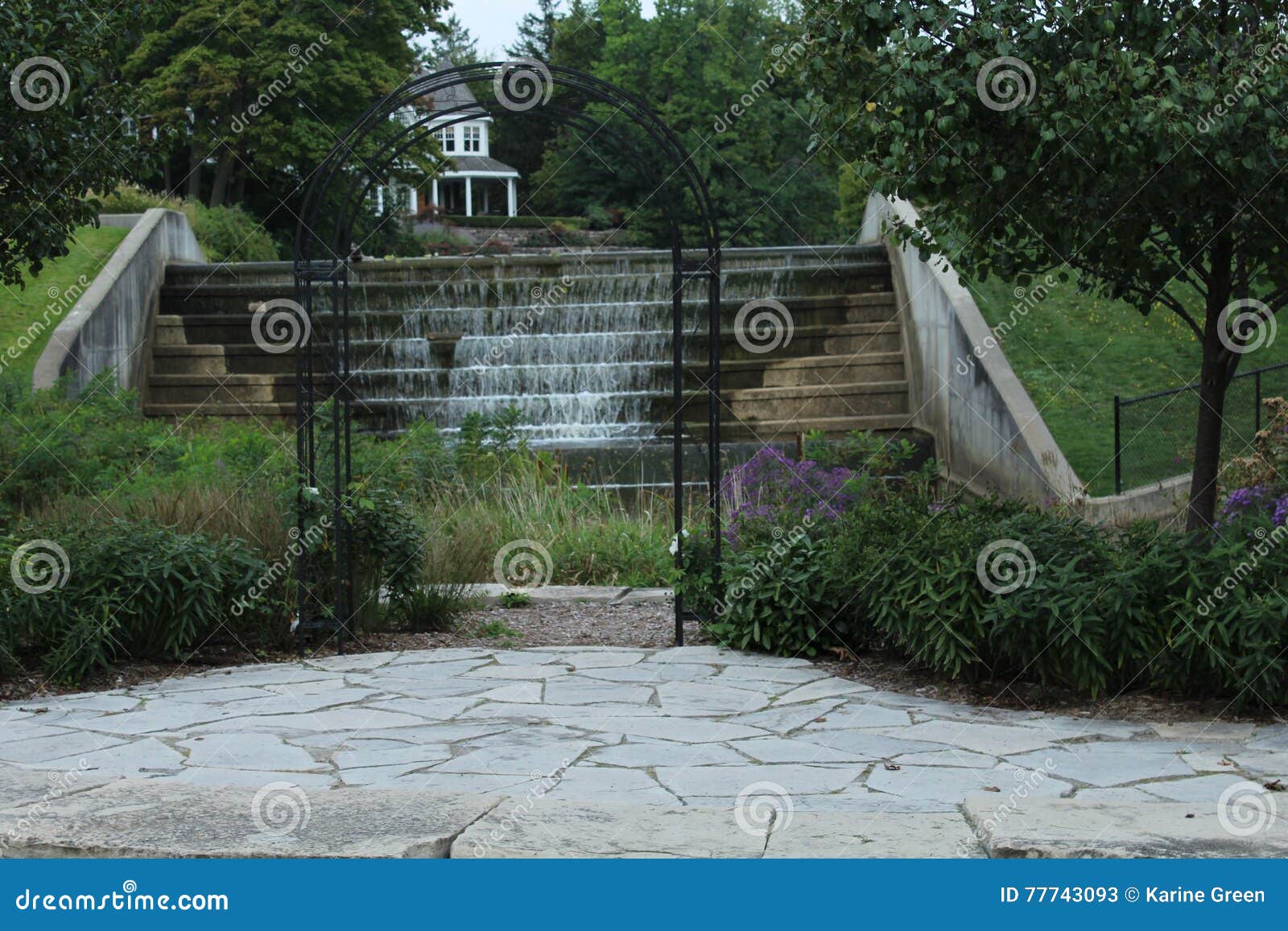 Dam in Quarton park stock image. Image of park, birmingham - 77743093