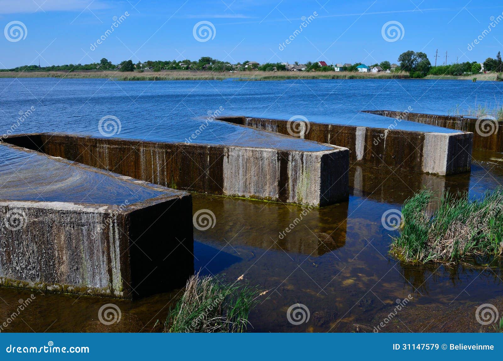 Dam stock image. Image of concrete, flowing, hydro, electrical - 31147579