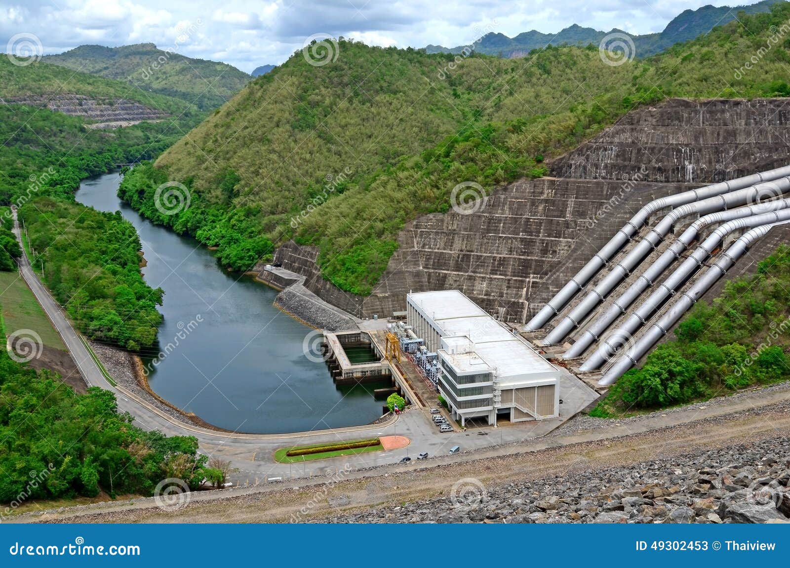 Dam And River Royalty-Free Stock Photo | CartoonDealer.com #49302453