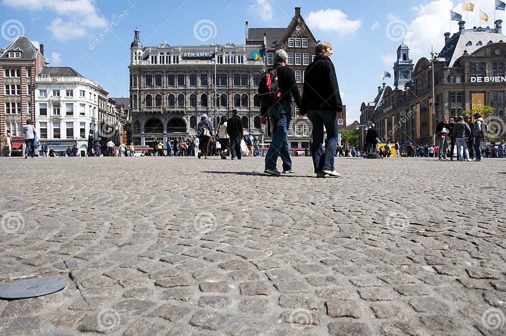 Dam Square - Amsterdam editorial photography. Image of center - 14667802