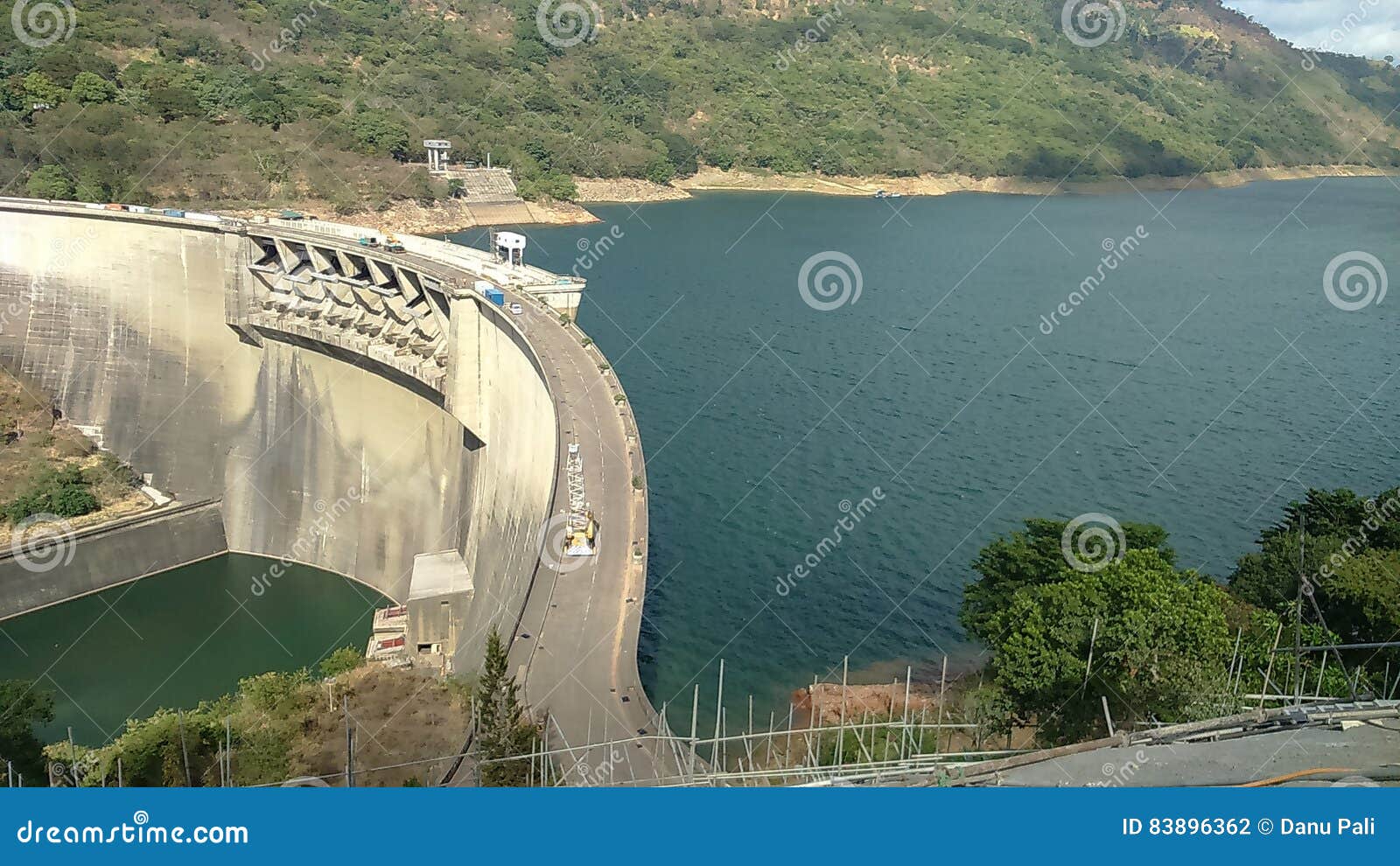 The dam stock photo. Image of victoria, srilanka, mahaweli - 83896362