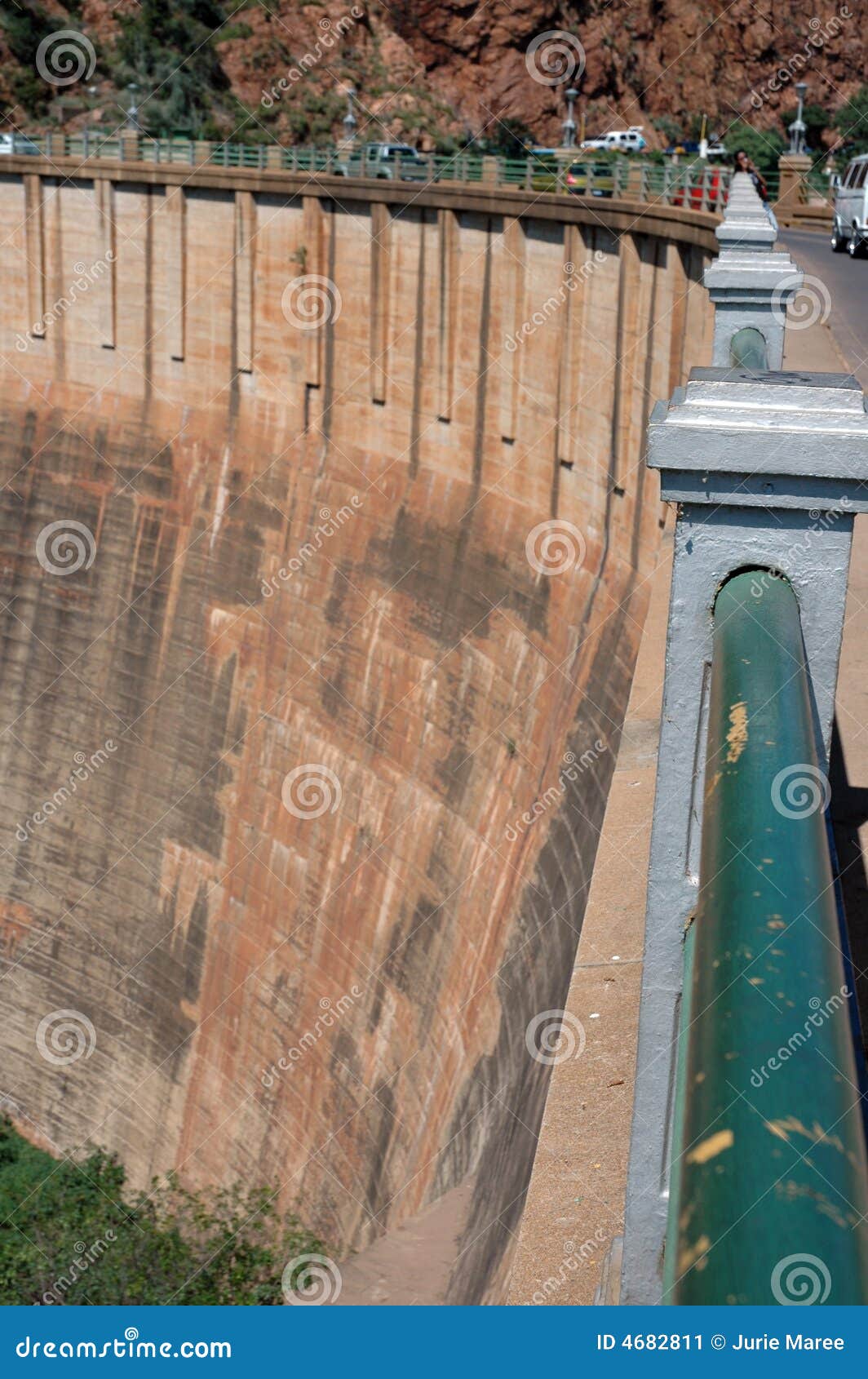 Dam Wall stock image. Image of concrete, water, construction - 4682811