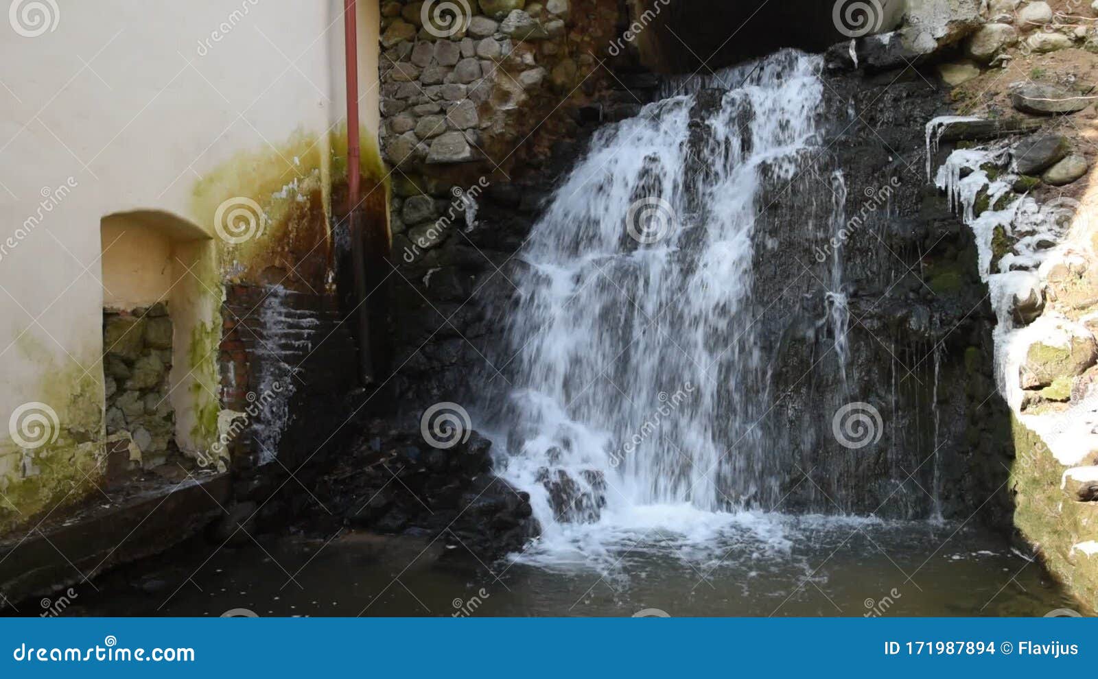 Dam Water Flow, Waterfall Flow Stock Footage - Video of national ...
