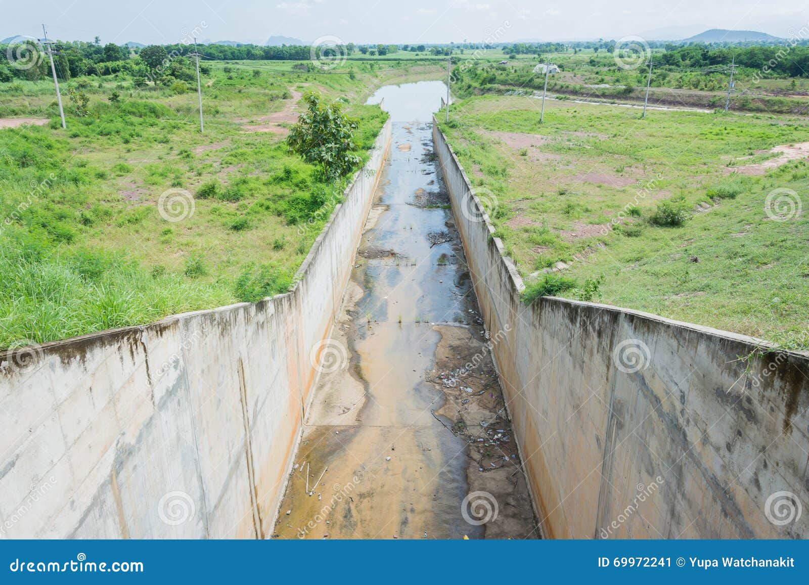 Dam water gateway stock image. Image of barrage, manmade - 69972241
