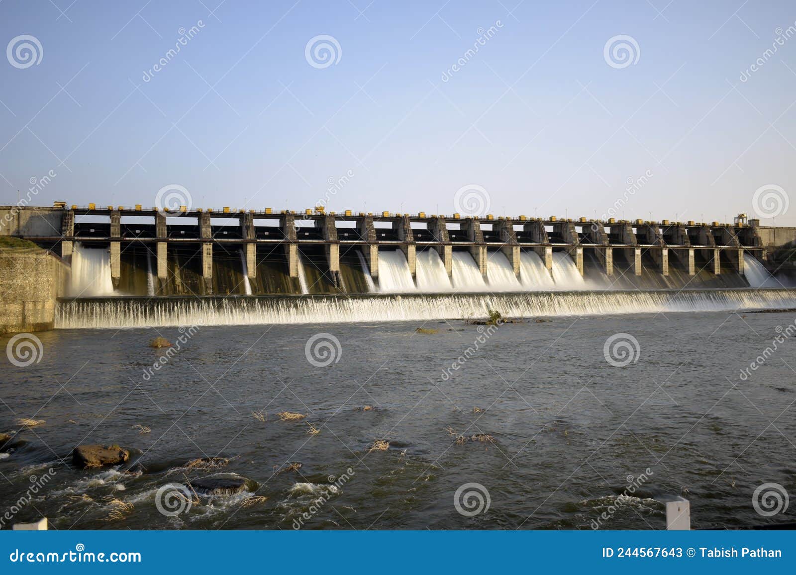 Dam Water Release,the Excess Capacity of the Dam until Spring-way ...