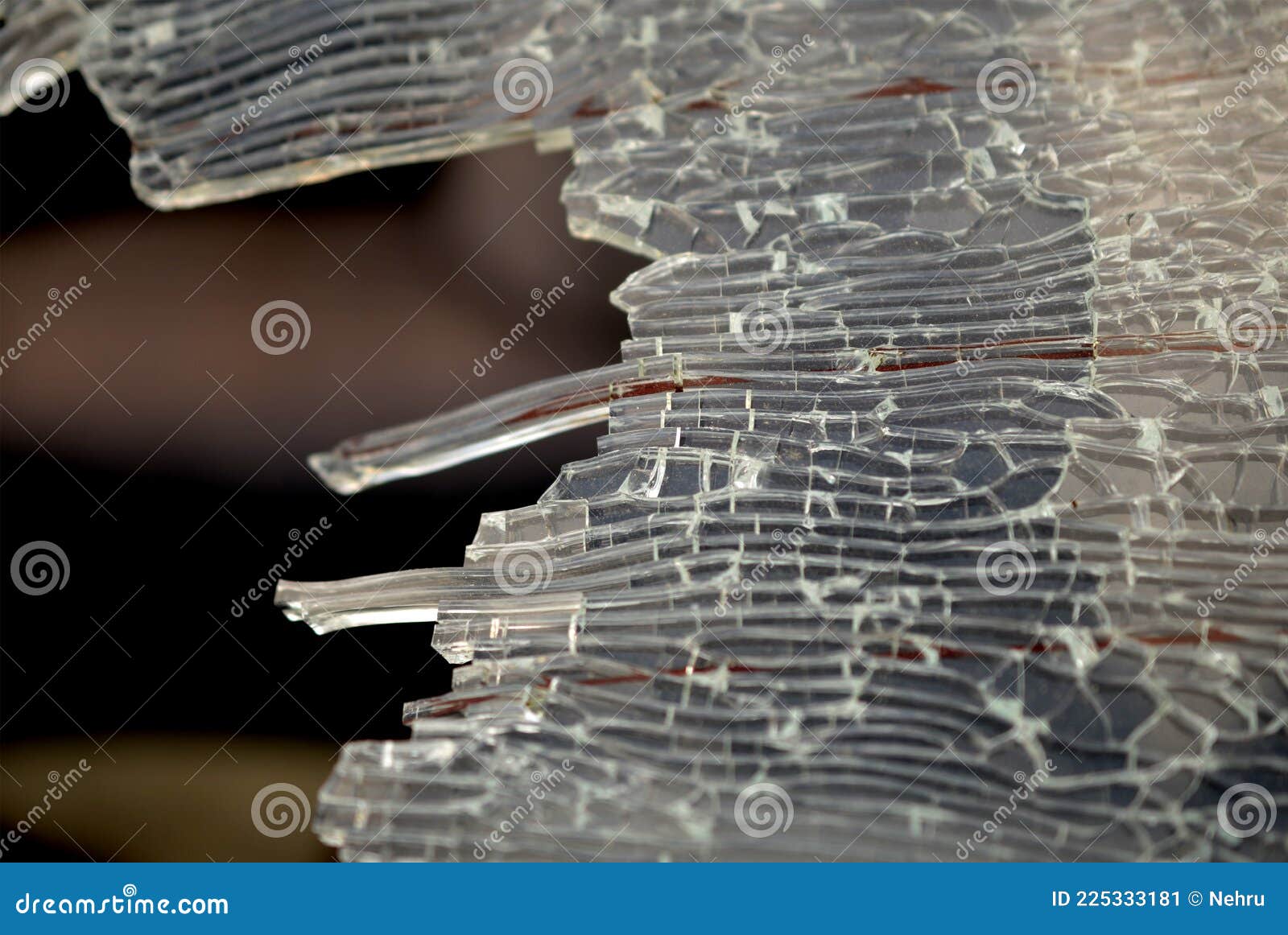 Damage on Car, Broken Glass Texture Stock Image - Image of background ...