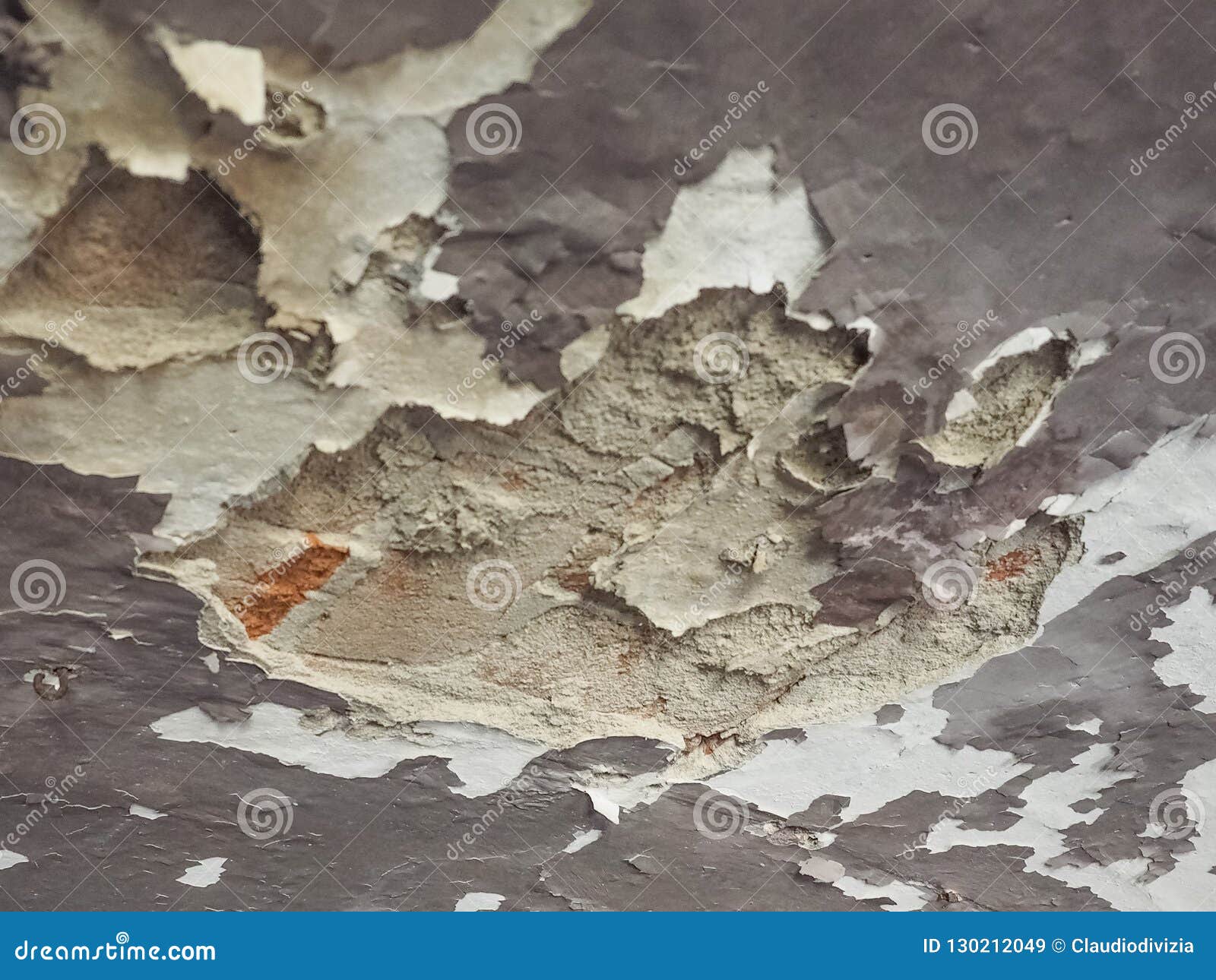Damp Moisture on Wall and Ceiling Stock Image - Image of vault, indoor ...