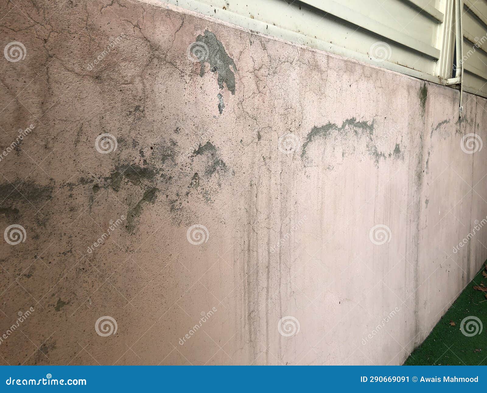 Damage Caused by Damp on a Wall in Modern House Stock Image - Image of ...