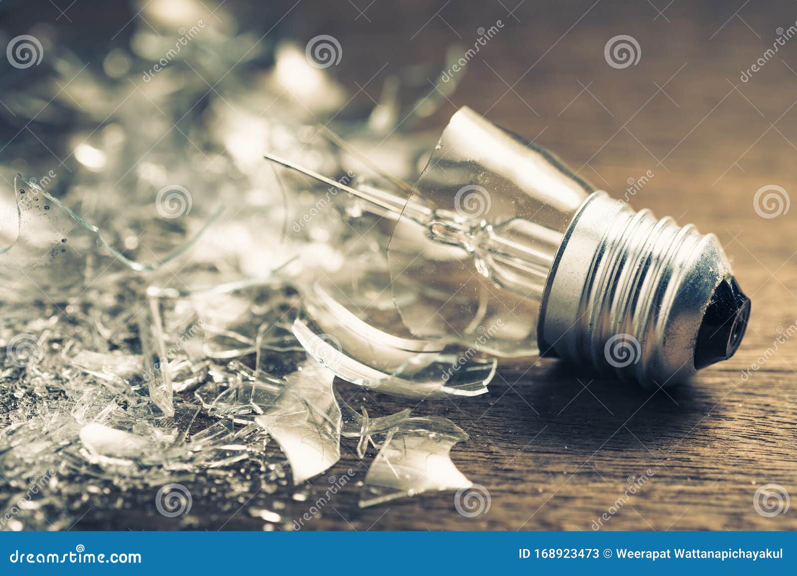 Damage Light Bulb stock image. Image of crush, failure - 168923473