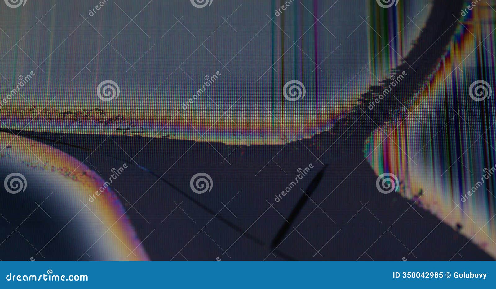 Damage Overlay Broken Pixel Screen Glitch Blur Stock Image - Image of ...