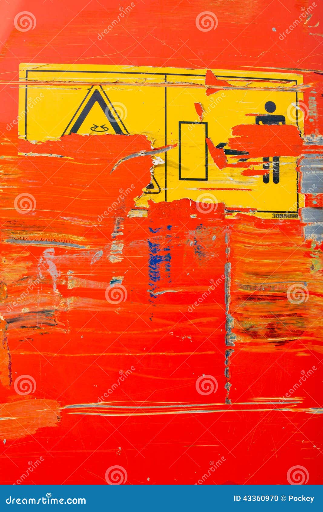 Damage Sign for Construction Notice Stock Photo - Image of damage ...