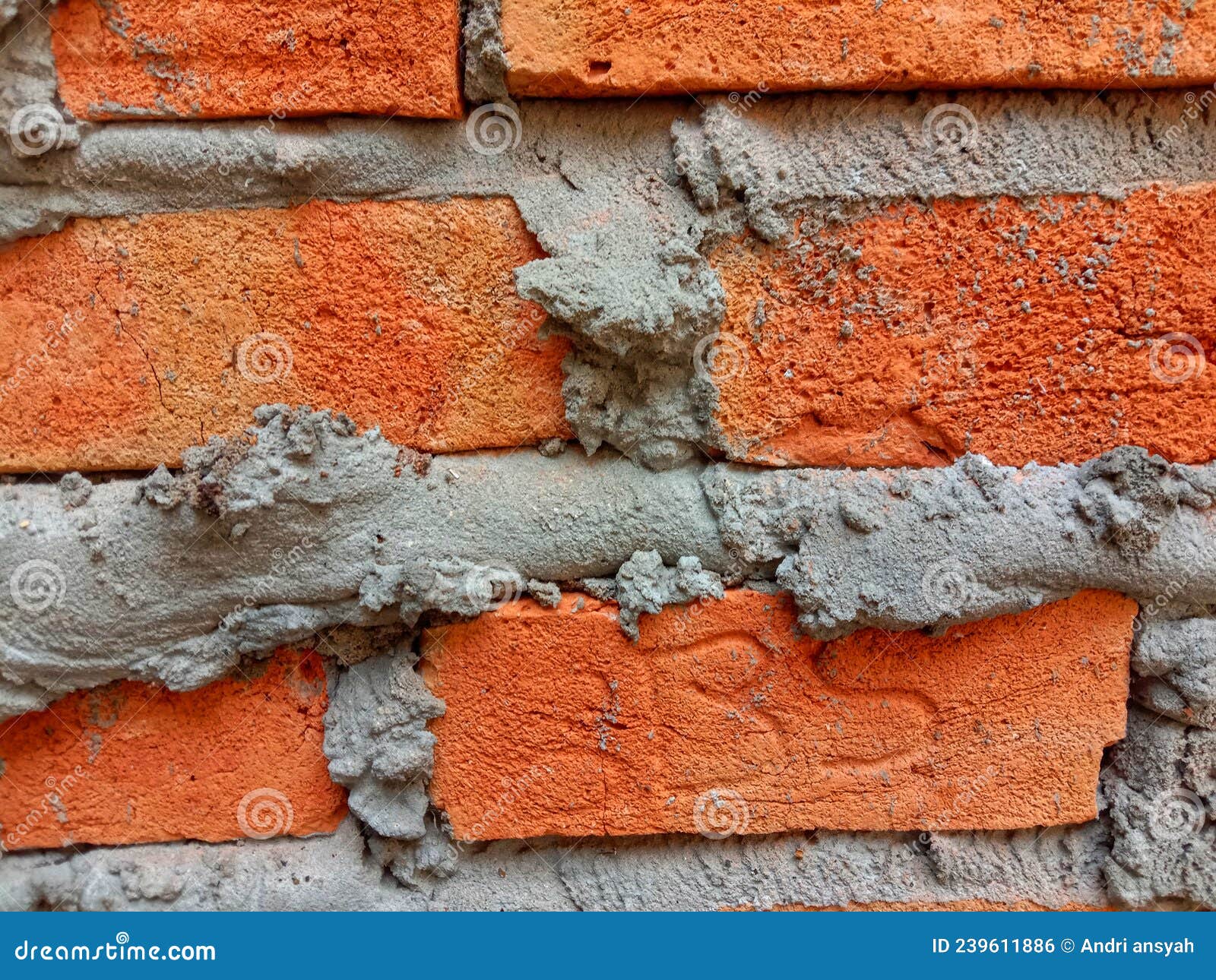 Damage Stone and Brick Materials on a Construction Building Stock Photo ...