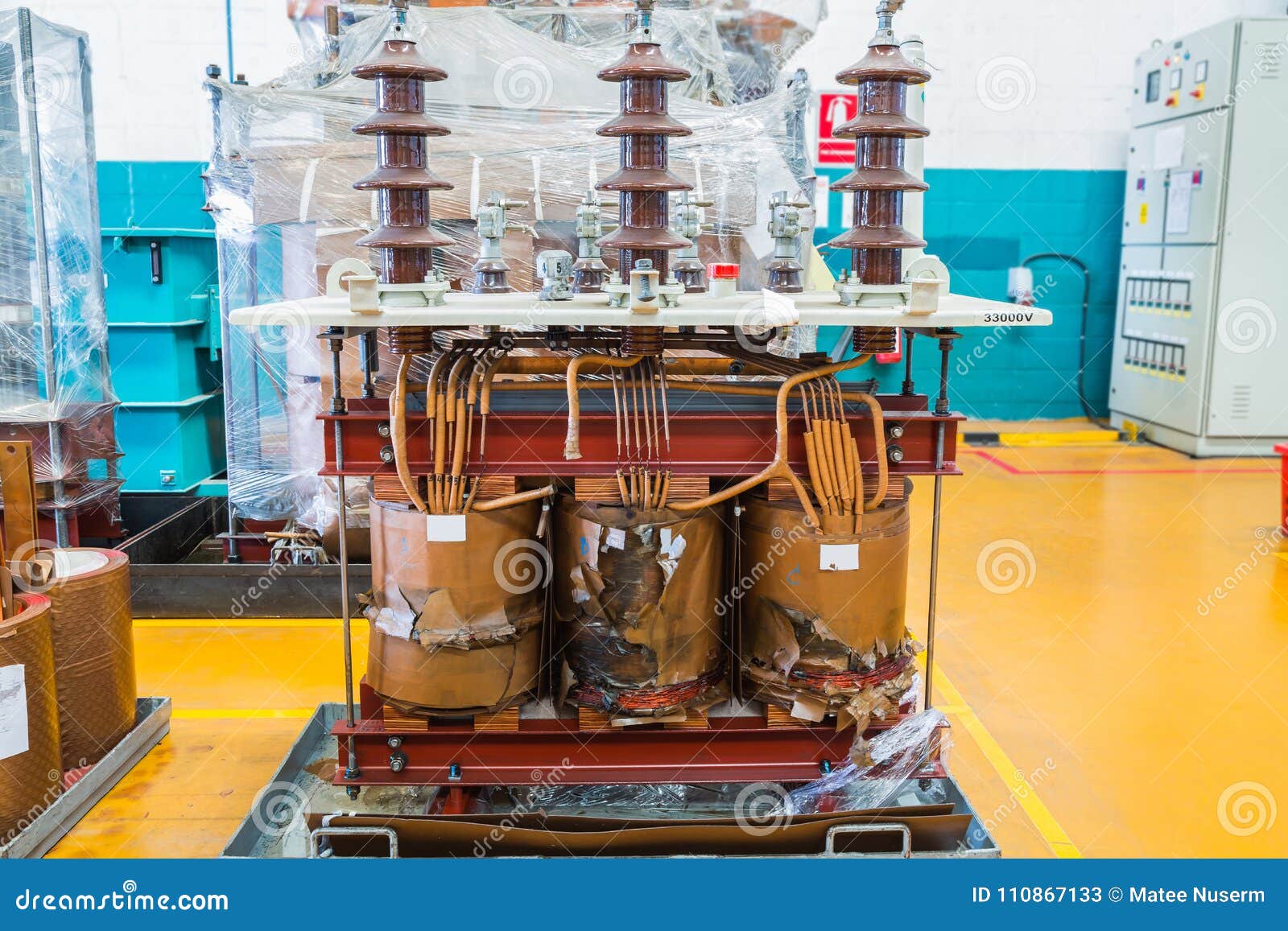 Damage Three Phase Transformer Stock Image - Image of distribution ...