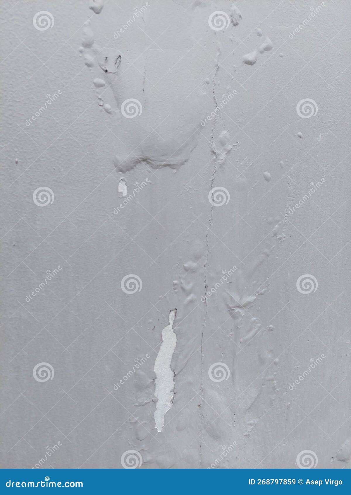 Bubbles and Cracks in the Outer Lining of a Building Stock Image ...