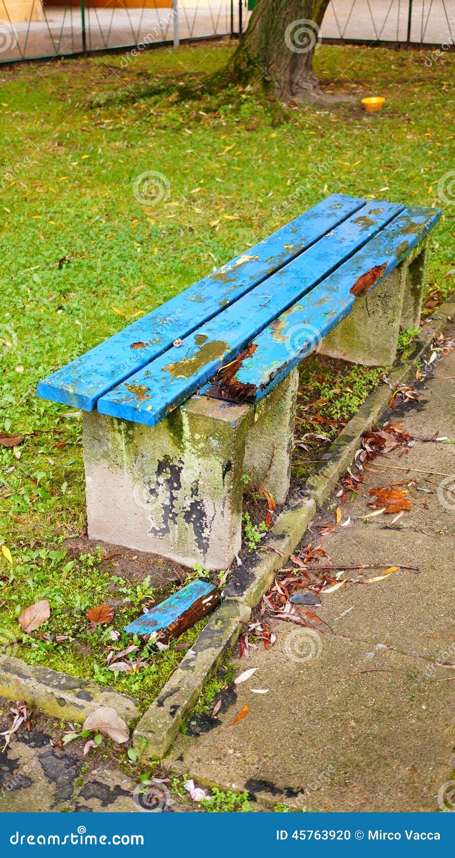Damaged bench stock photo. Image of wooden, damage, damaged - 45763920