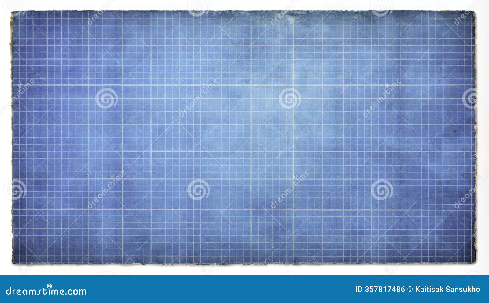 Damaged Blueprint Grid Paper Background Vintage Technical Drawing ...