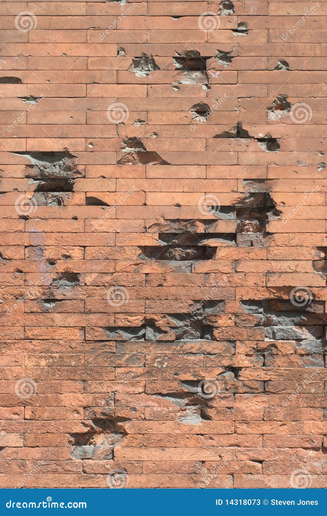 Old Damaged Brick Wall Texture. Royalty-Free Stock Photo ...