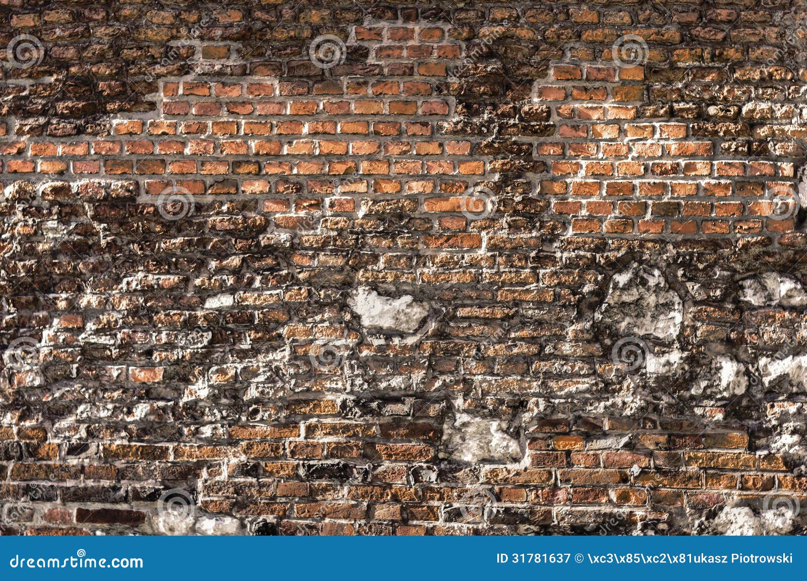 Damaged Brick Wall Texture Stock Photography | CartoonDealer.com #8470580