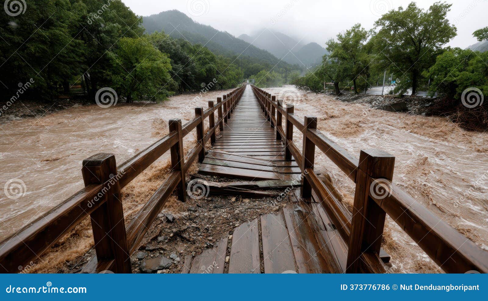 Raging River: Natural Beauty Of Sediment, Mud, And Stones Royalty-Free ...