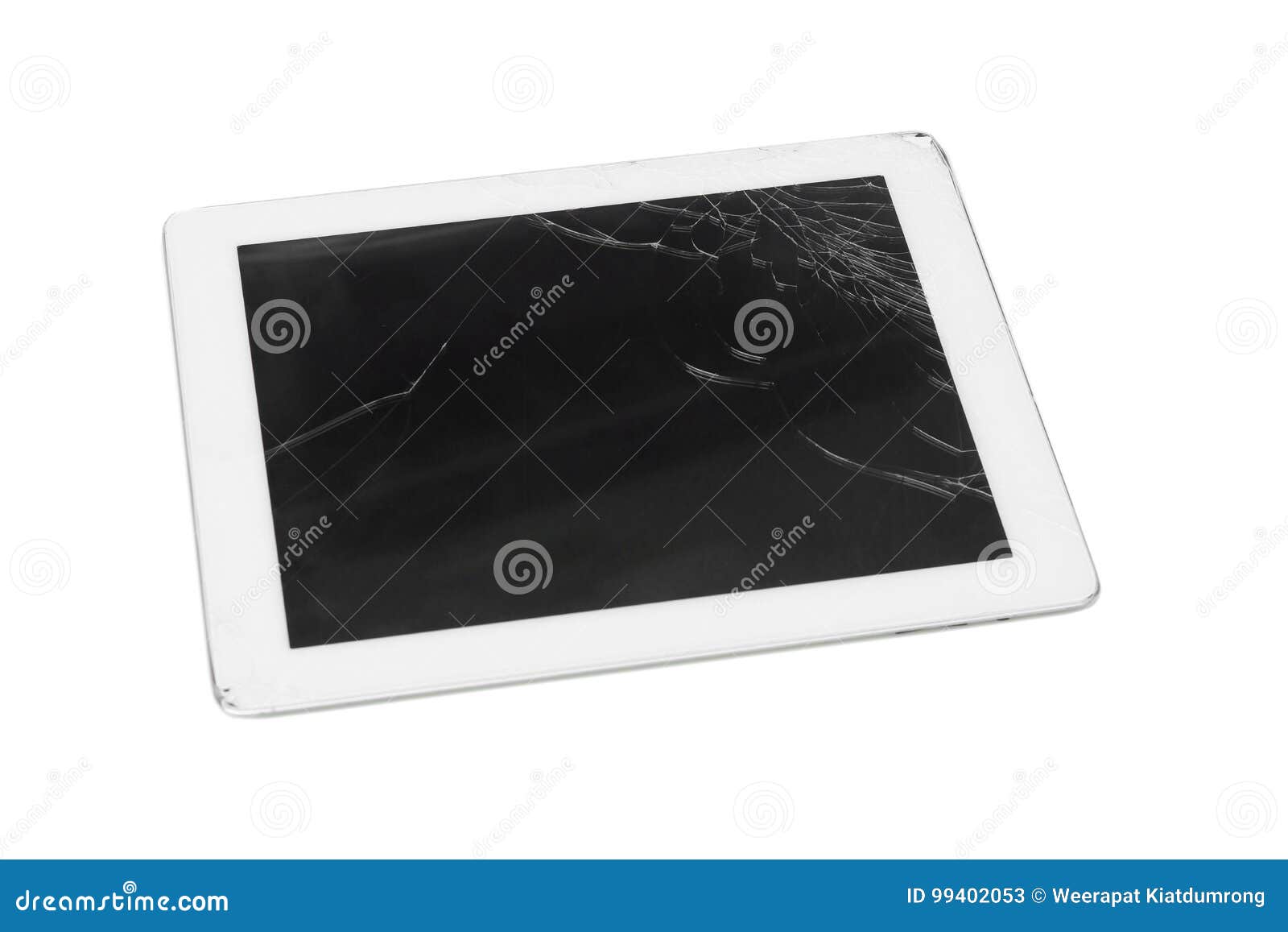 Damaged and broken tablet stock image. Image of cellphone - 99402053