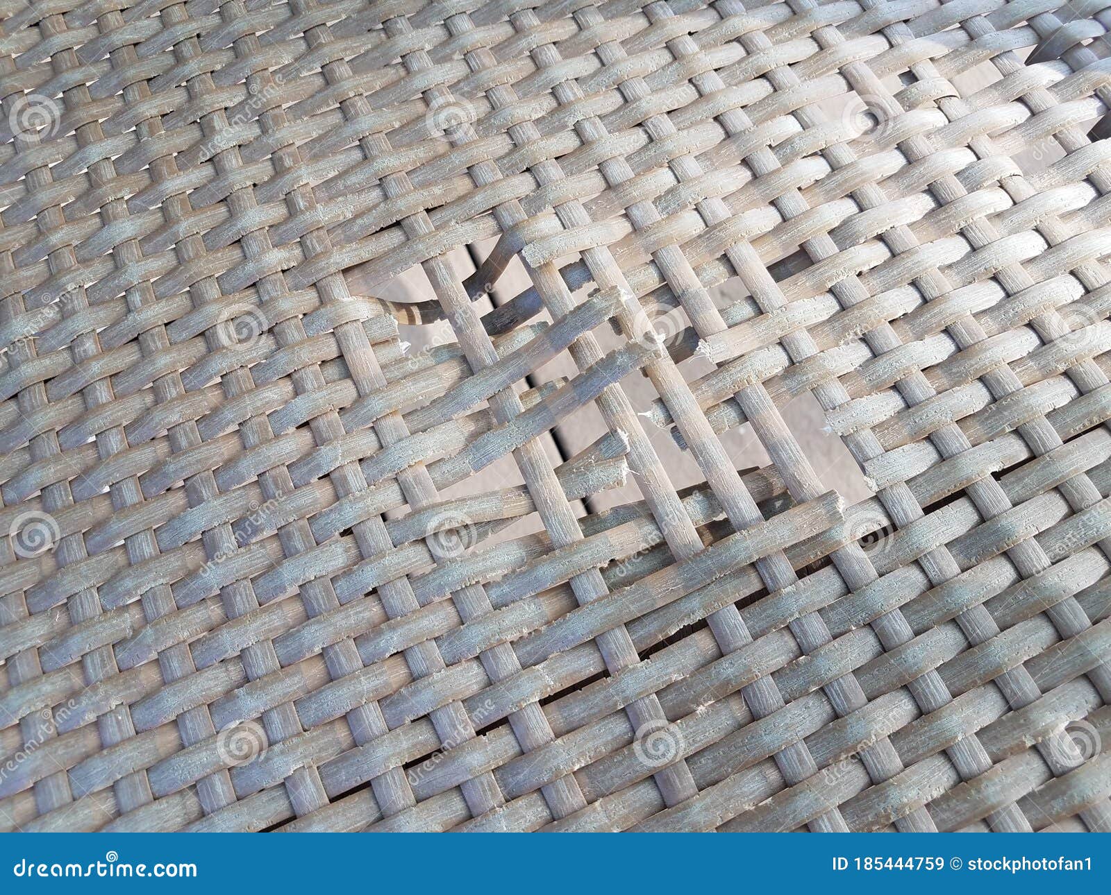 Damaged or Broken or Worn Brown Wicker Surface Stock Image - Image of ...